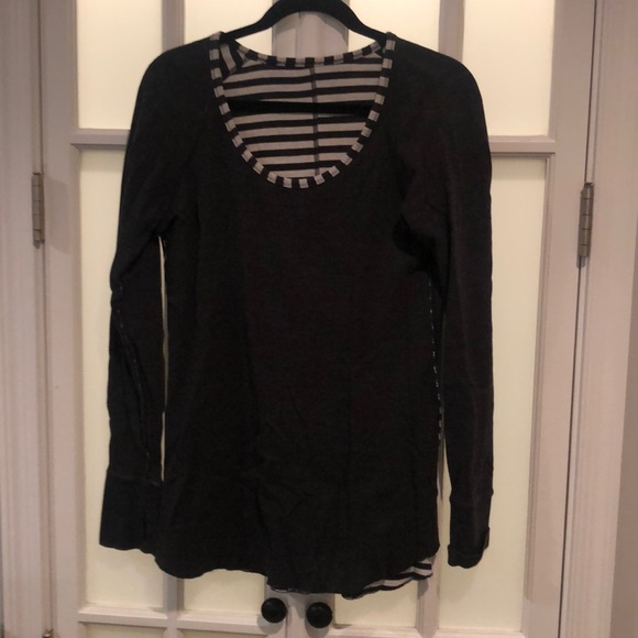 lululemon athletica | Tops | Long Sleeve Reversible Lululemon Top ...